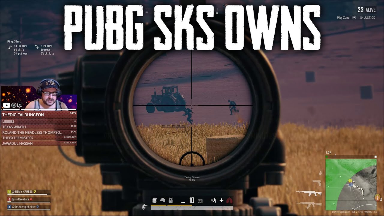 PUBG Xbox - SKS For The Win (Playerunknown's Battlegrounds) - YouTube