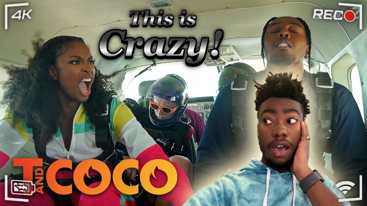 Skydiving Gone Wrong! | T&Coco Season 2 Reaction - YouTube