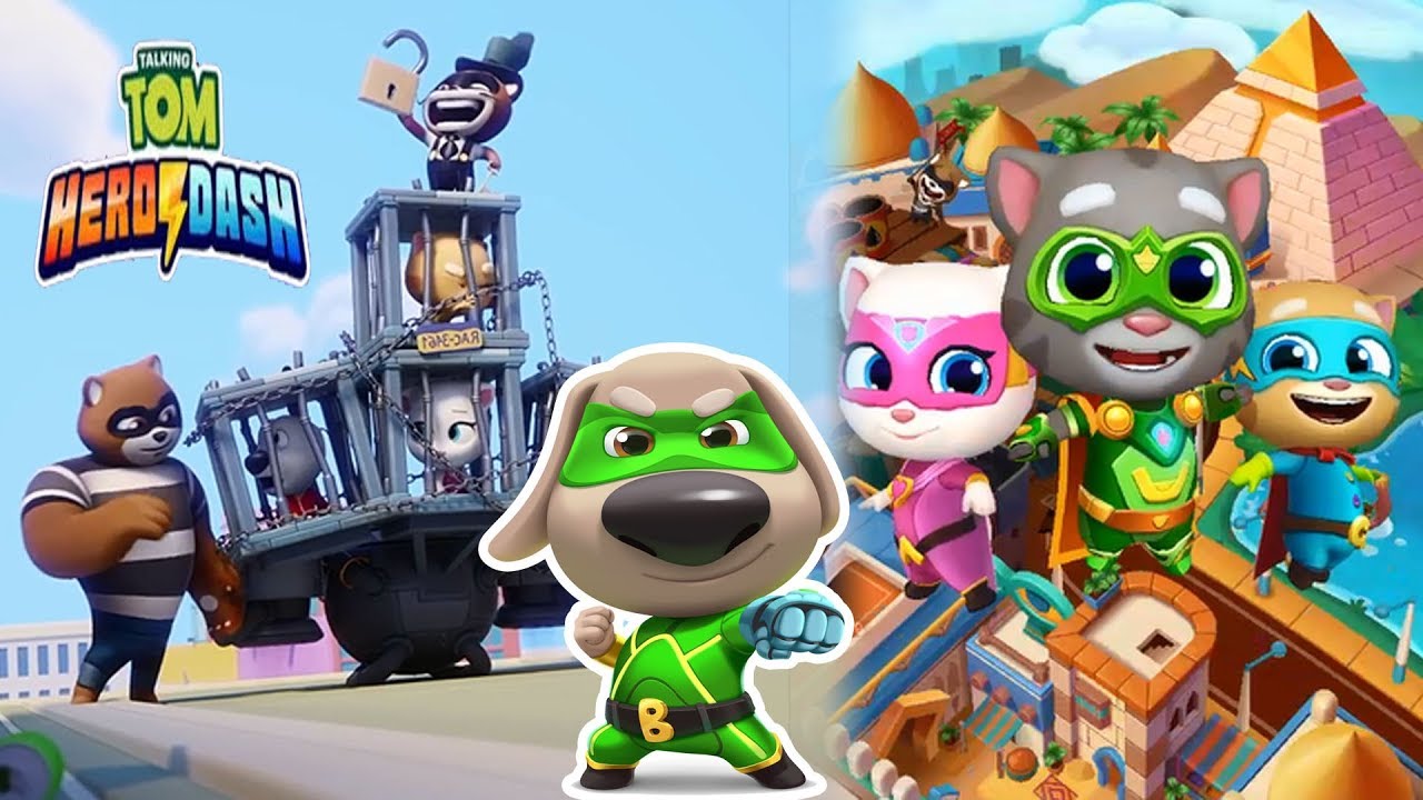 The Rescue Of Ben - Talking Tom Hero Dash Ben - YouTube