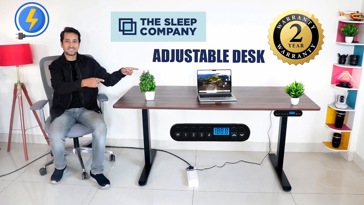 The Sleep Company Adjustable Desk Unboxing & Review | Best Electric ...