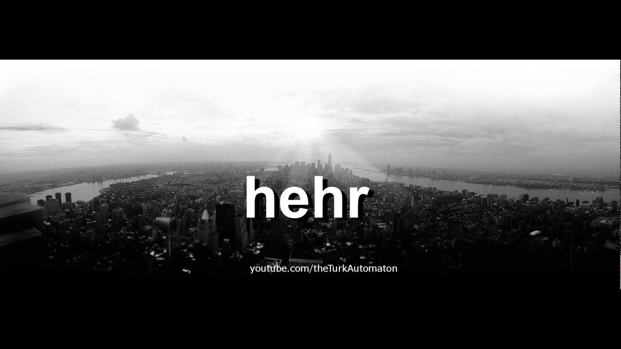 How to pronounce hehr in German - YouTube