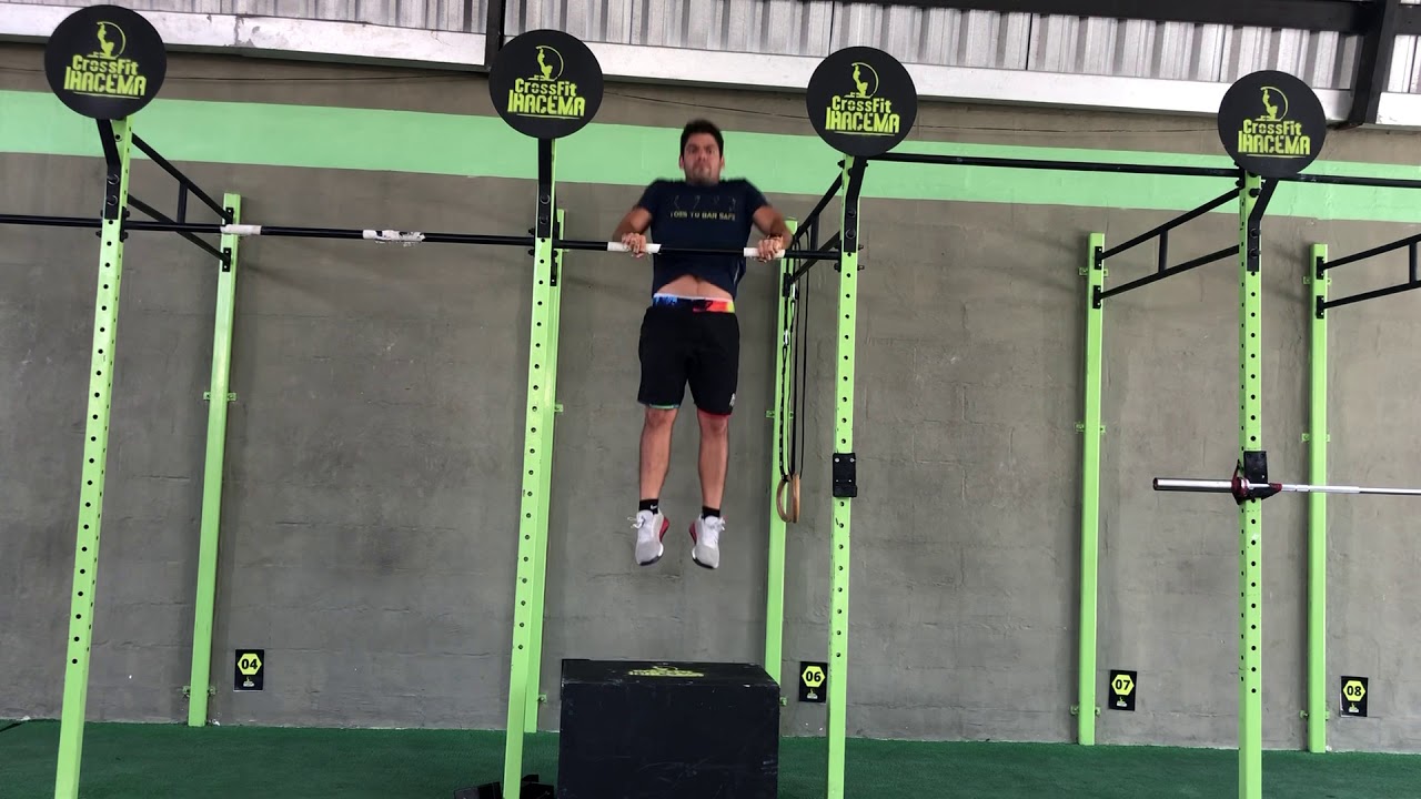Bar Muscle Up (box assisted) - YouTube