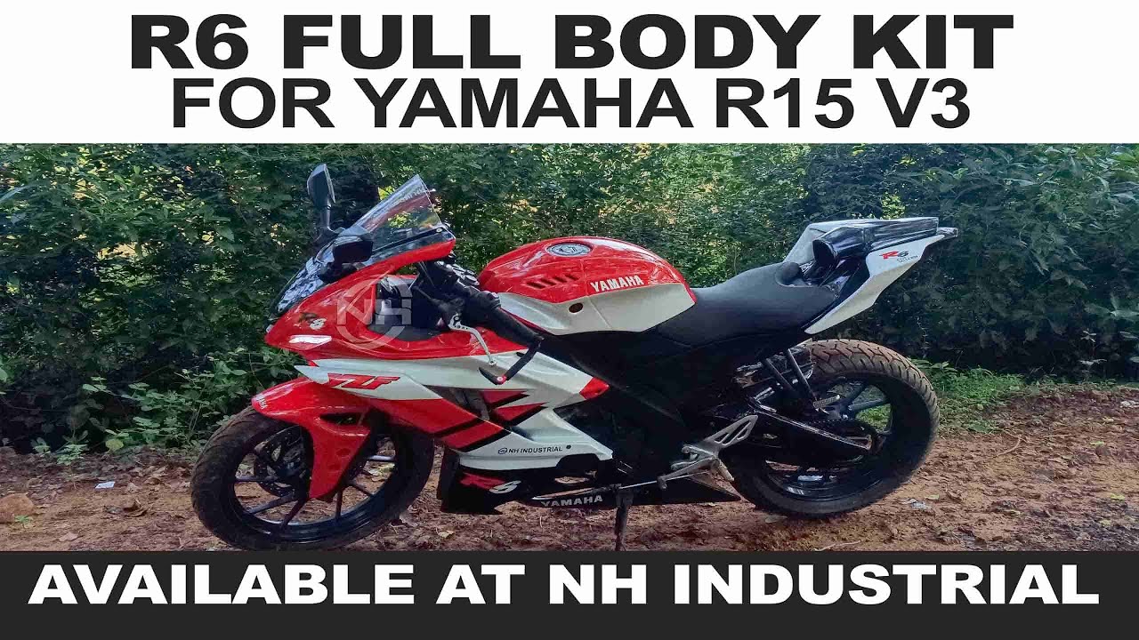 India's First Launch - R6 Full Body kit For Yamaha R15 V3 Order Starts ...