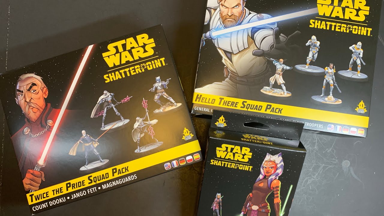 Star Wars Shatterpoint Padawan Ahsoka Tano, Hello There, and Twice The ...