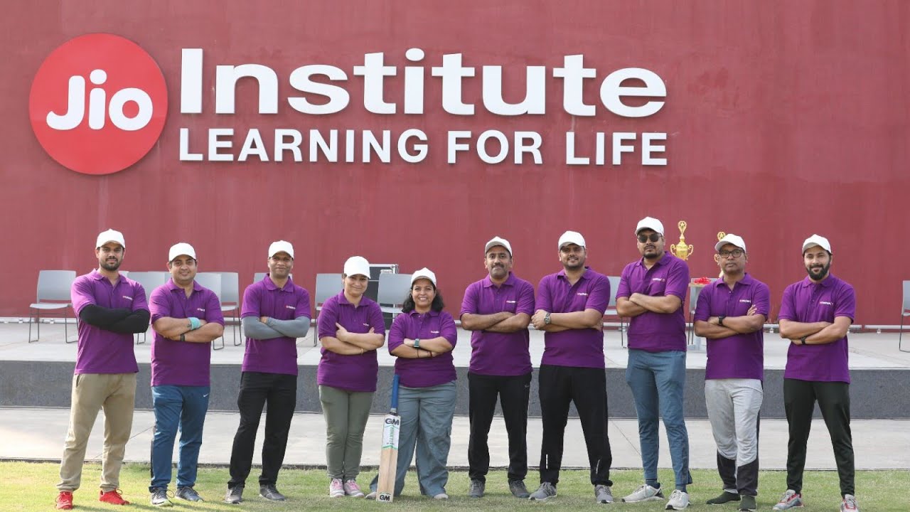 JIO INSTITUTE LEARNING FOR LIFE CRICKET TOURNAMENT - YouTube