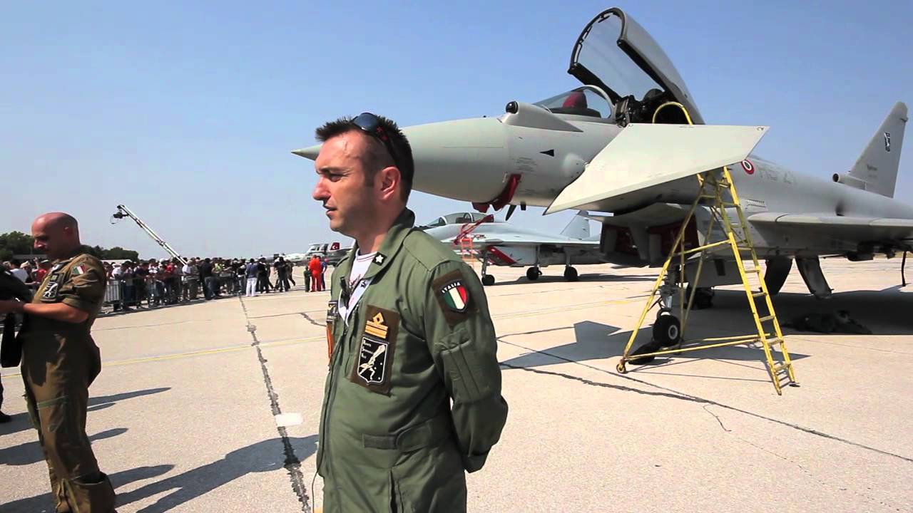 Eurofighter Typhoon test pilot interview Batajnica 2012 airshow - YouTube