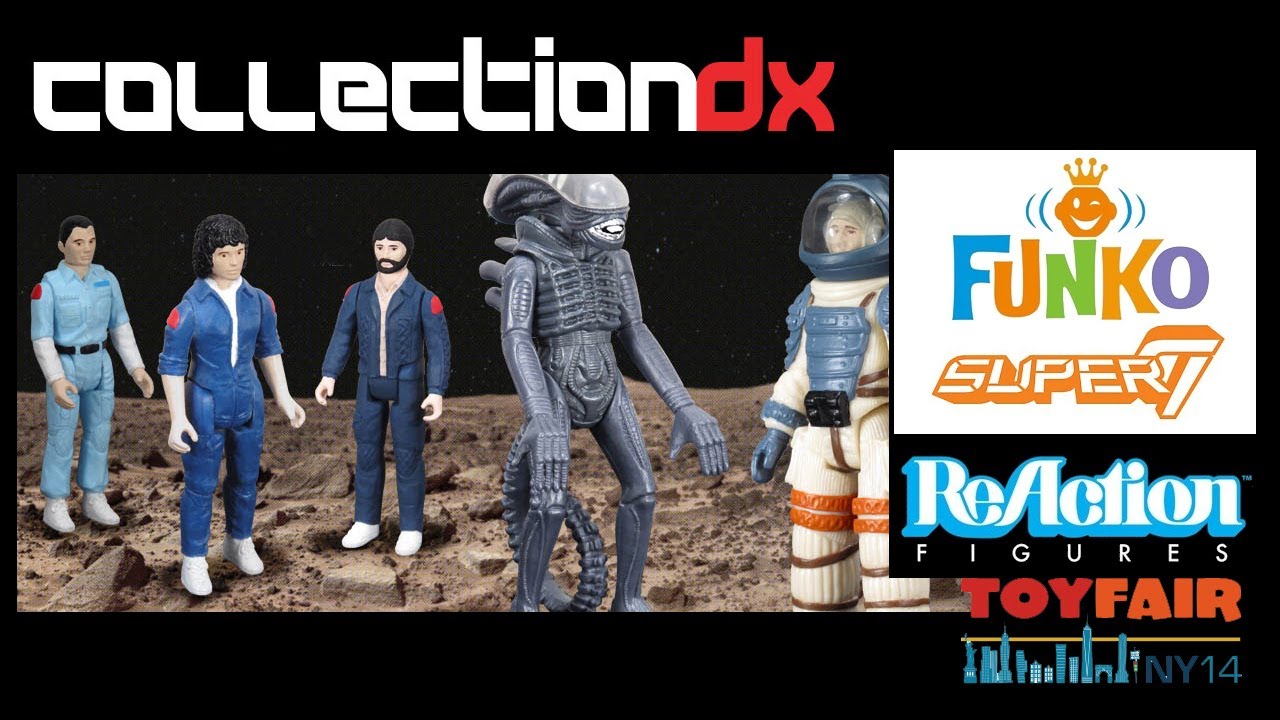 NYTF 2014: Funko Super 7 Reaction figures- CollectionDX - YouTube