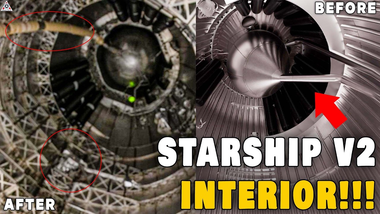 Elon Musk Finally Exposed What's Inside Starship V2 - Never Seen it ...