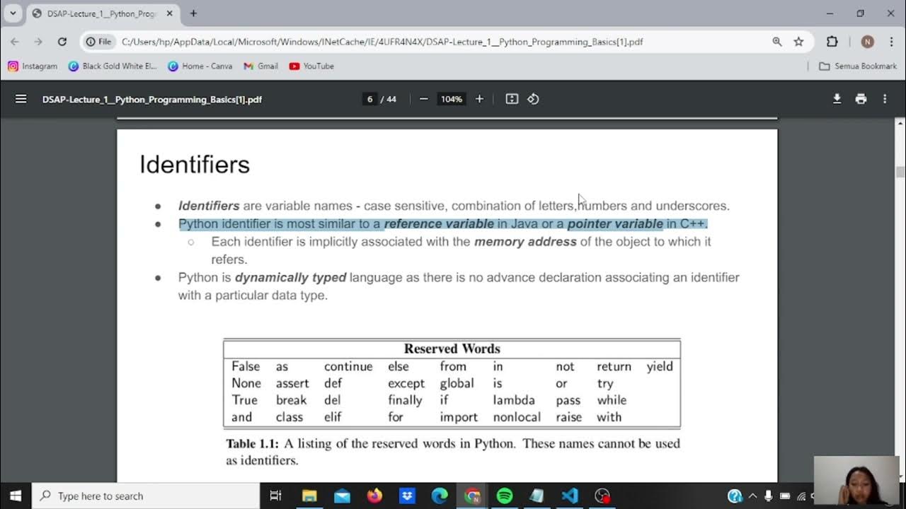 Pemrograman Python (Struktur Data) - YouTube