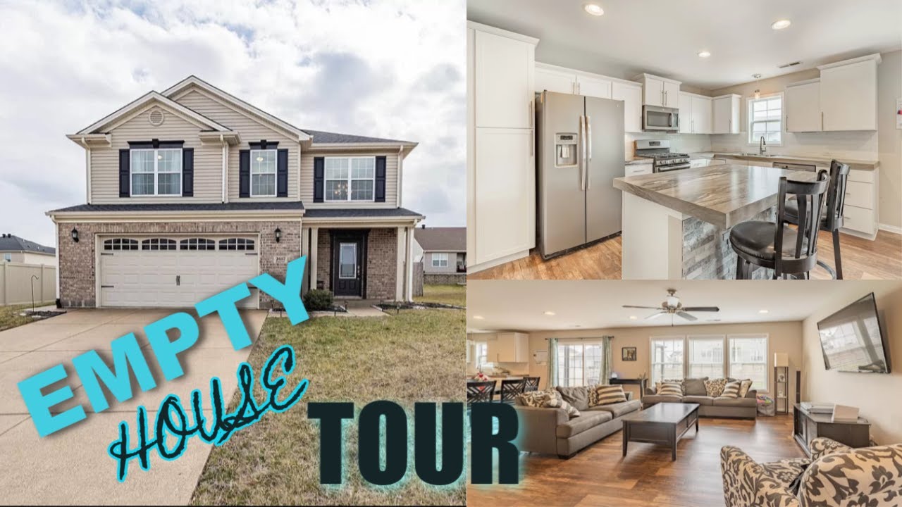 EMPTY HOUSE TOUR | WE SOLD OUR HOME | WALK THROUGH OUR FIRST HOME - YouTube