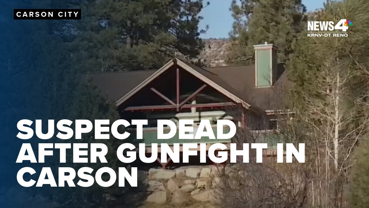 Suspect dead after gunfire exchange with deputies in Carson City - YouTube