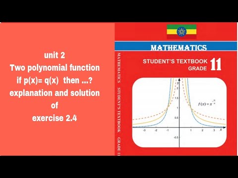 grade 11 polynomial function unit 2 - YouTube