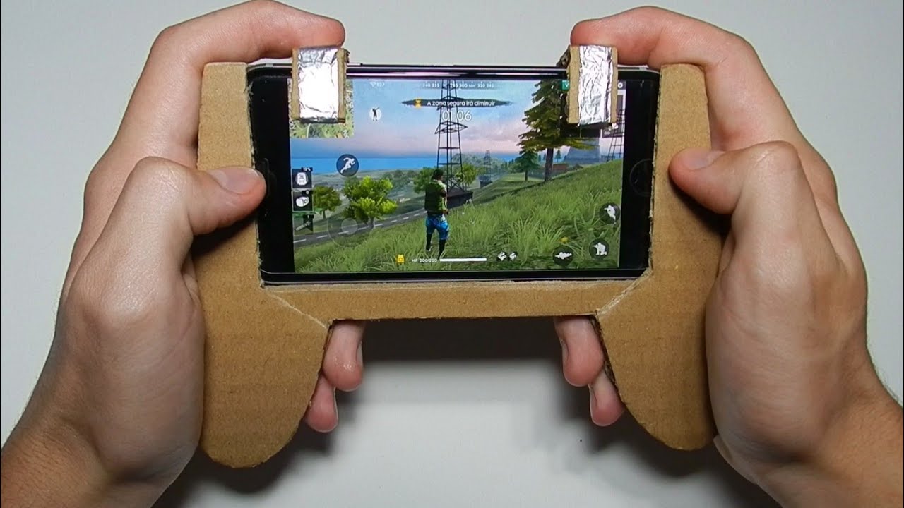 COMO FAZER UM GAMEPAD EM CASA - YouTube