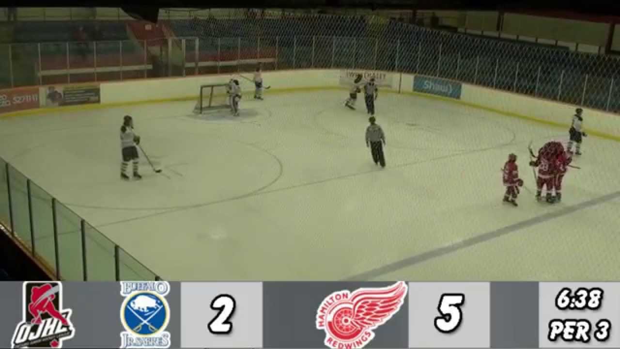 Buffalo Jr Sabres at Hamilton Red Wings OJHL Highlights November 10 ...