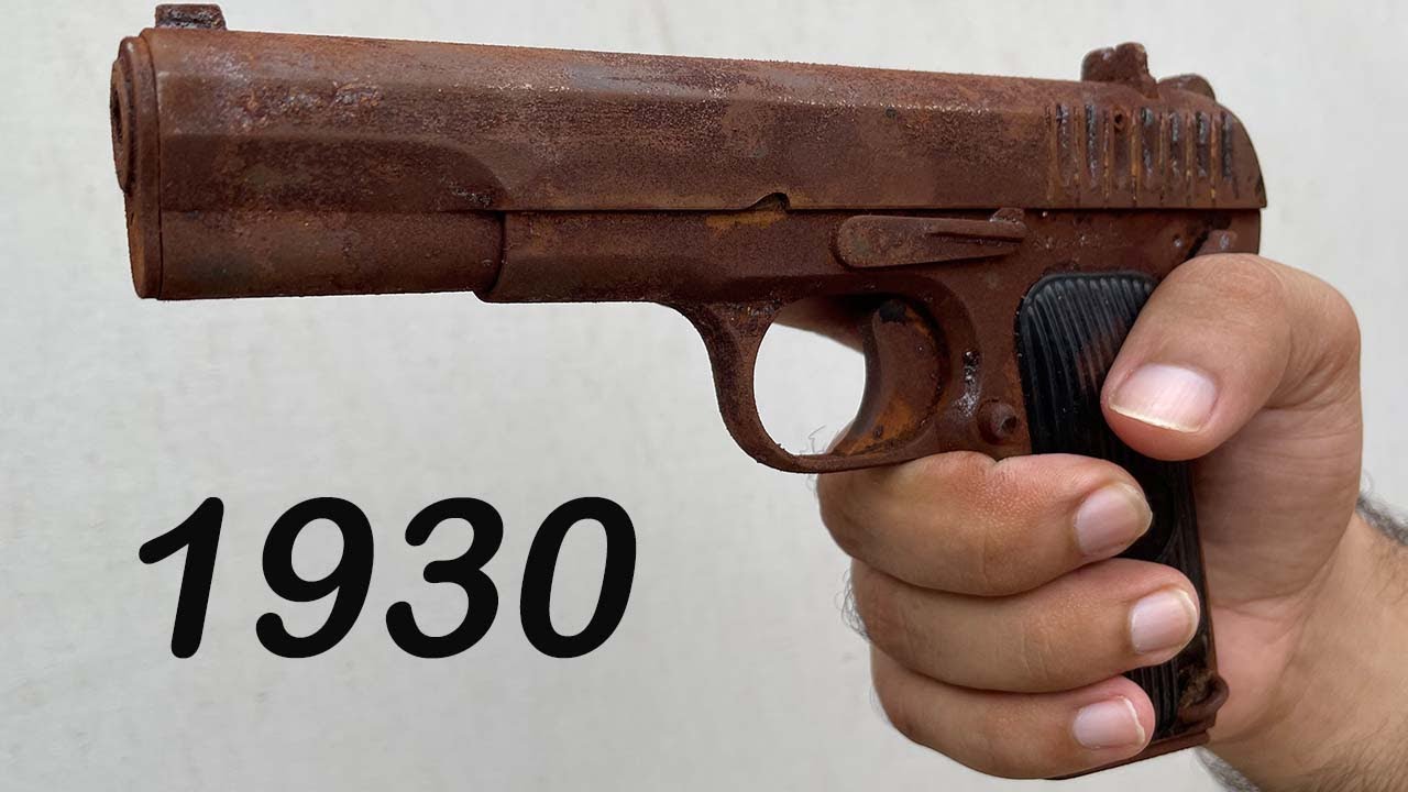 Gun Restoration - Rusted Pistol Restoration - YouTube