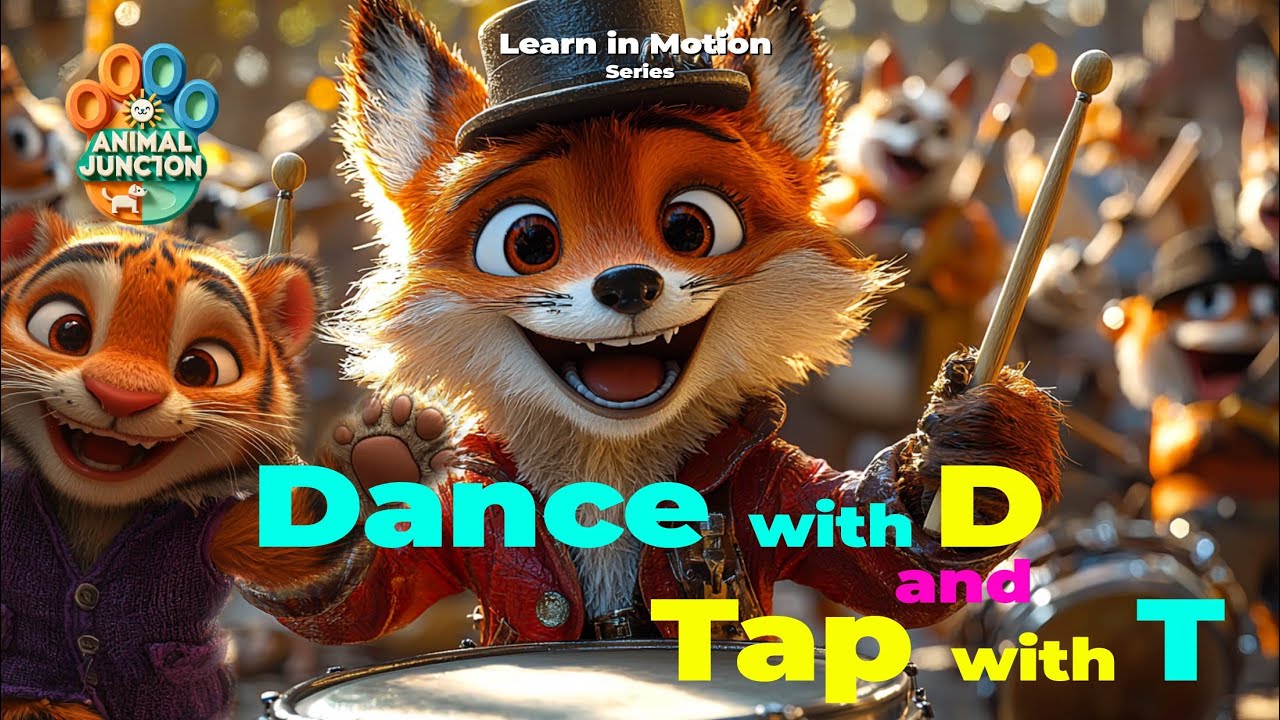 Alphabet Series - Dance with D and Tap with T - Fun Alphabet Song for ...