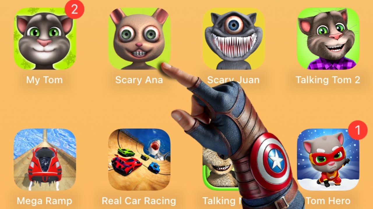 Scary Ana, Talking Tom 2, My Tom, Android IOS Gameplay by Barokah ...