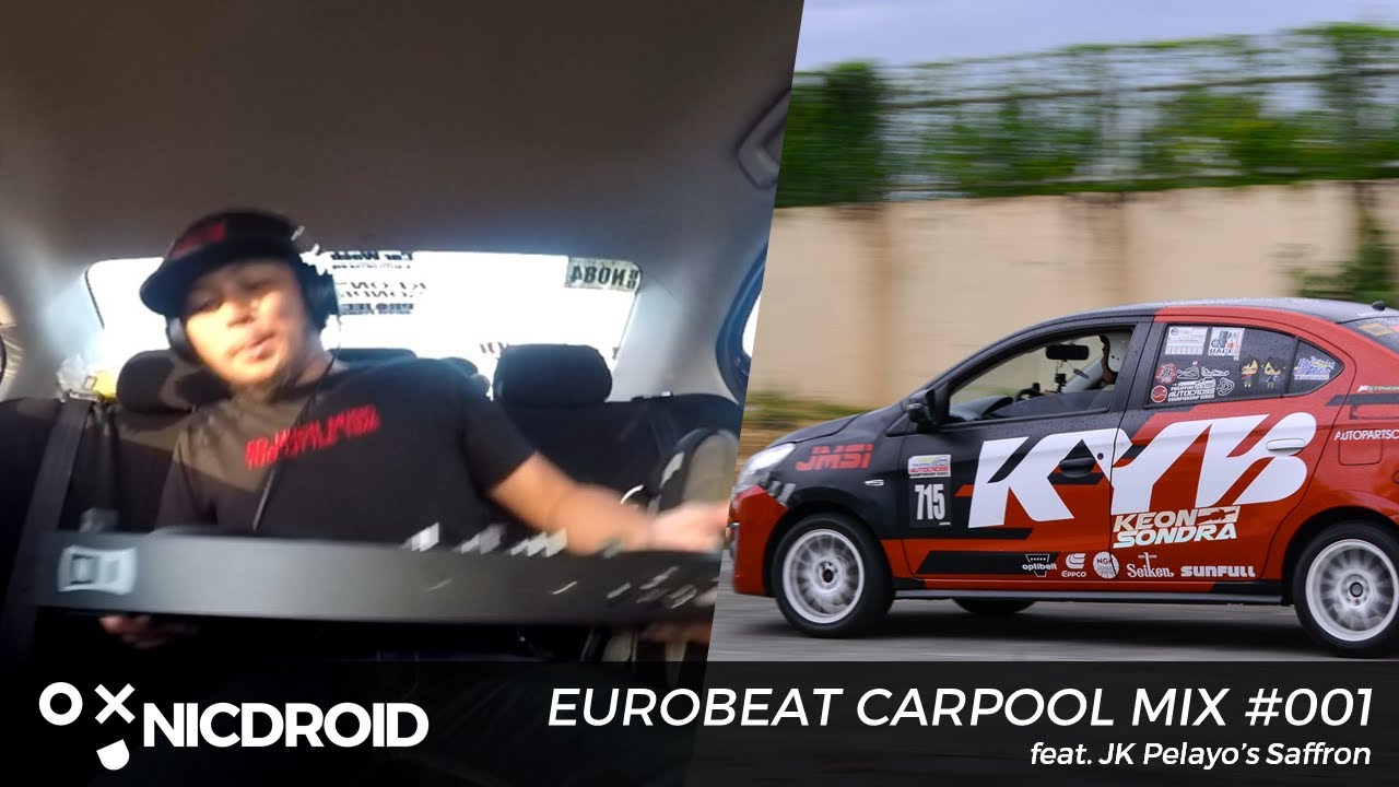 EUROBEAT MIXING AT THE RACE CAR BACKSEAT? [Carpool Mix] - YouTube