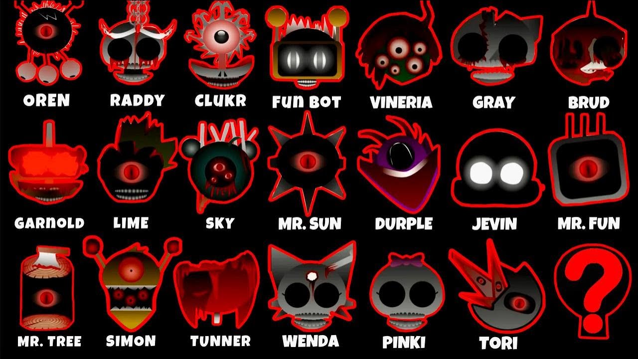 Every Horror Sprunki phase 9 in 11 Minutes - YouTube