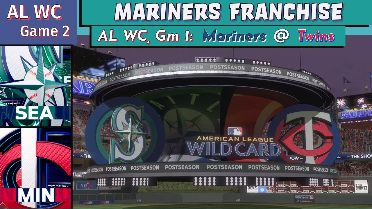 AL WILD CARD ROUND: Mariners @ Twins, Game 2 (Full Game, No Commentary ...