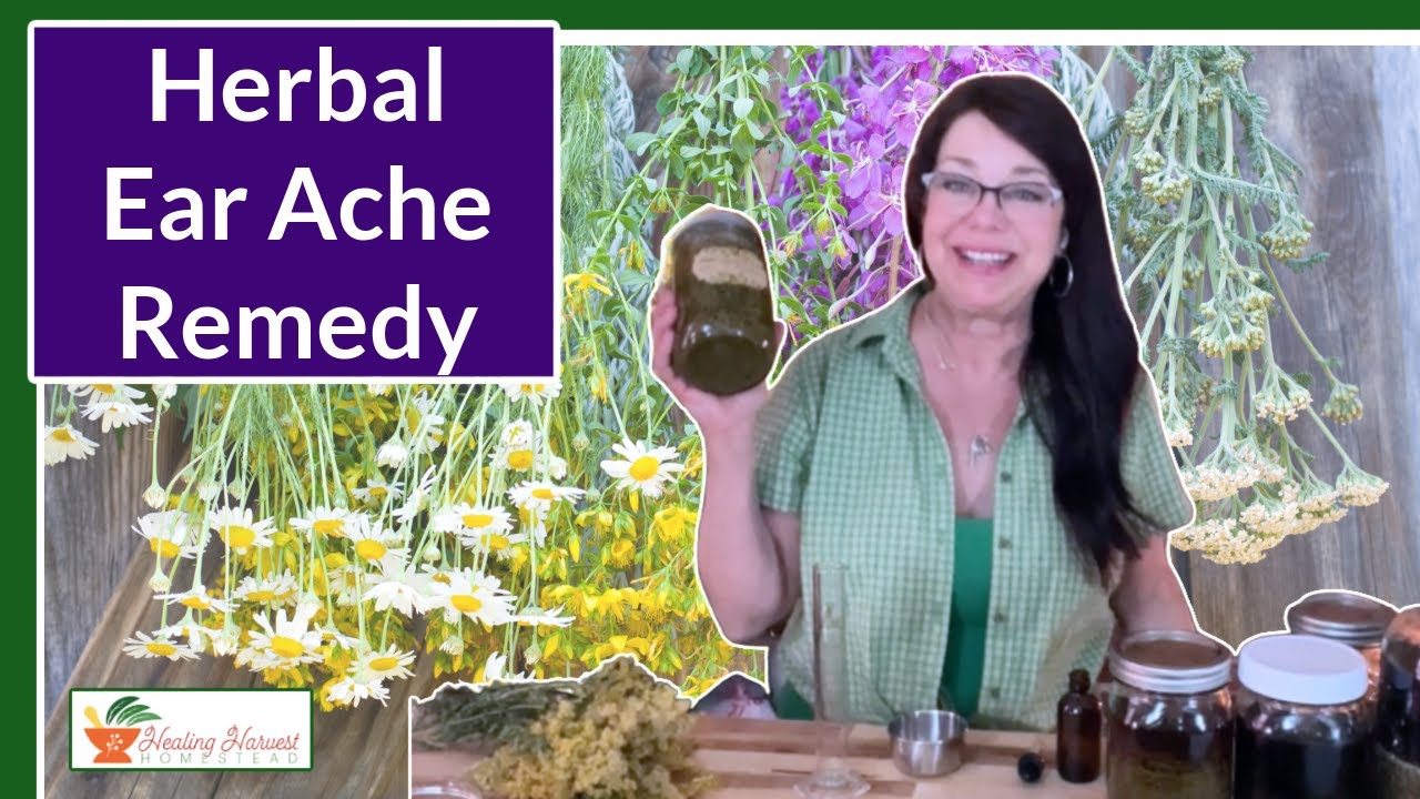 Herbal Tincture for Ear Aches - YouTube