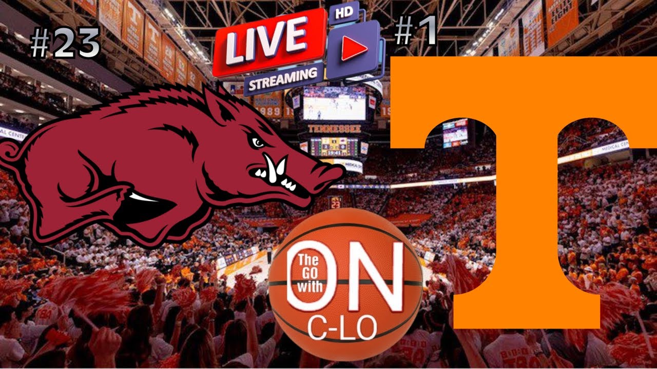 🔴Tennessee Volunteers vs Arkansas Razorbacks. Live NCAA Basketball 🏀 ...