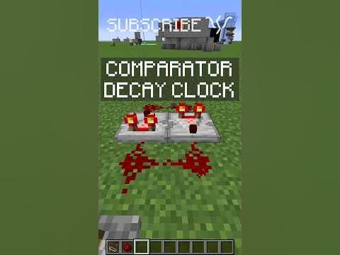 COMPARATOR DECAY CLOCK for your redstone circuits! | Redstone with ...