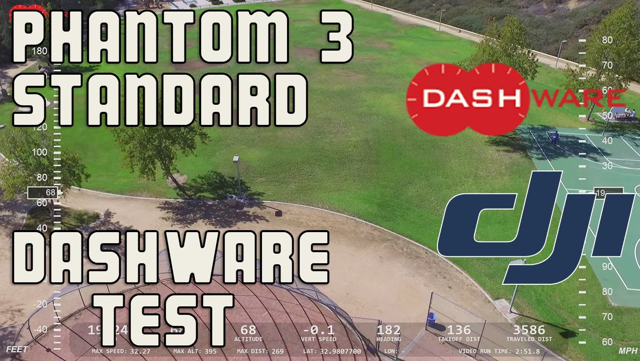 DJI Phantom 3 Standard - DashWare Test - YouTube