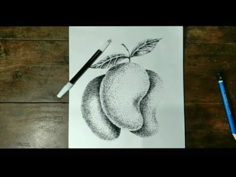 CARA MENGGAMBAR TEKNIK POINTILIS DENGAN MUDAH (HOW TO DRAW POINTILISM ...