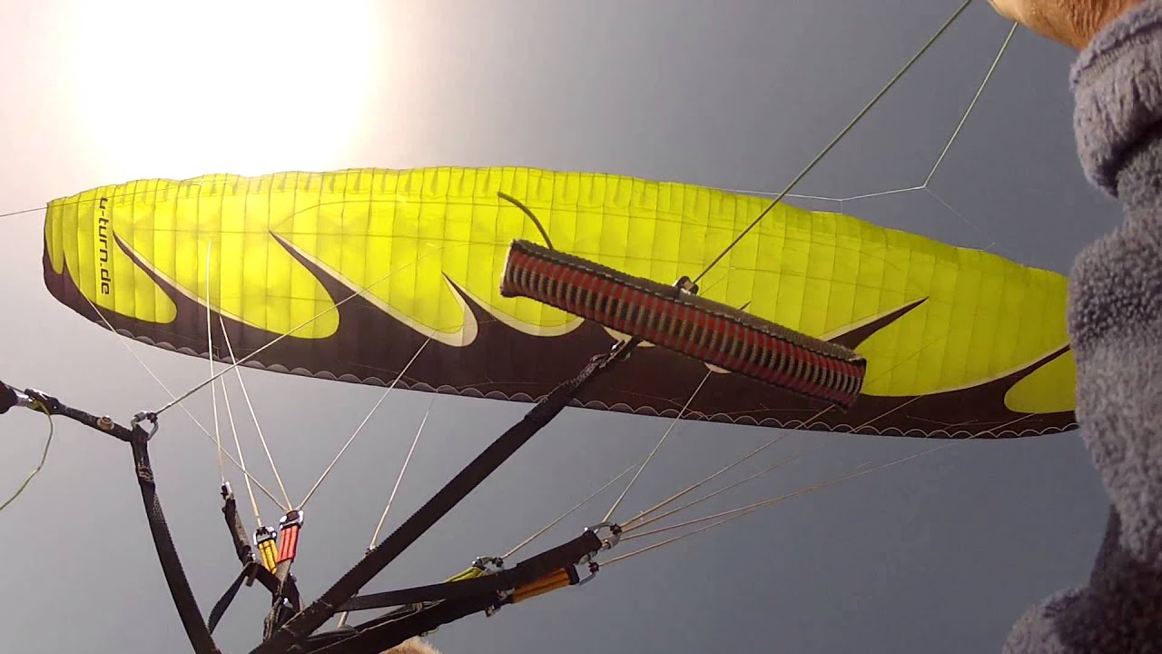 2013 3月15日Paragliding U-TURN Black Light test flight at Nata Beach ...