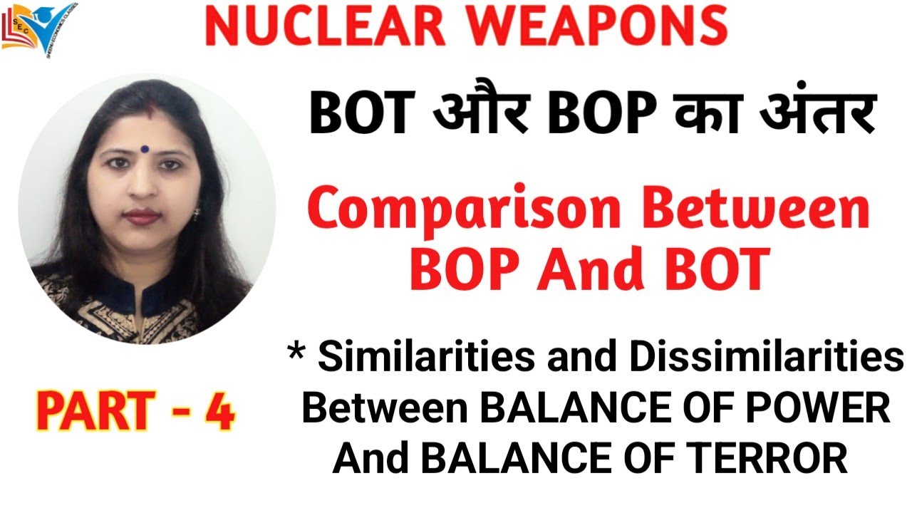 Balance of Terror | Comparison Between BOP and BOT | Politics of Nuclear Weapons | Part - 4 ...