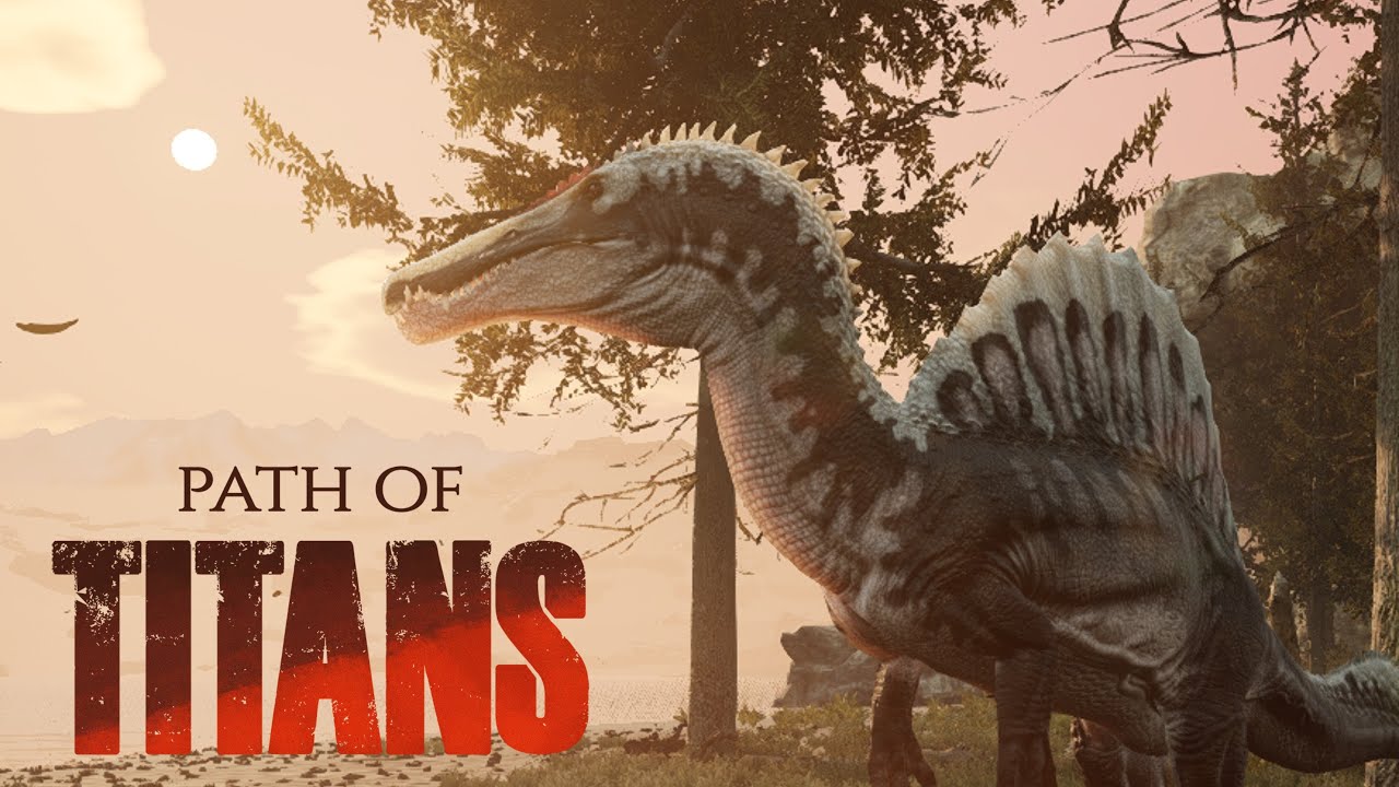 TYRANNOSAURUS REX CHALLENGES SPINOSAURUS IN TCI!! || Path of Titans ...