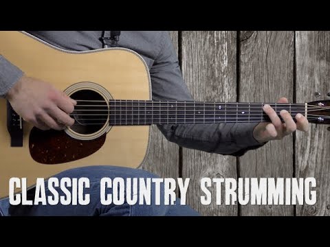 Easy Classic Country Strumming Guitar Lesson - Strumming in the Style ...