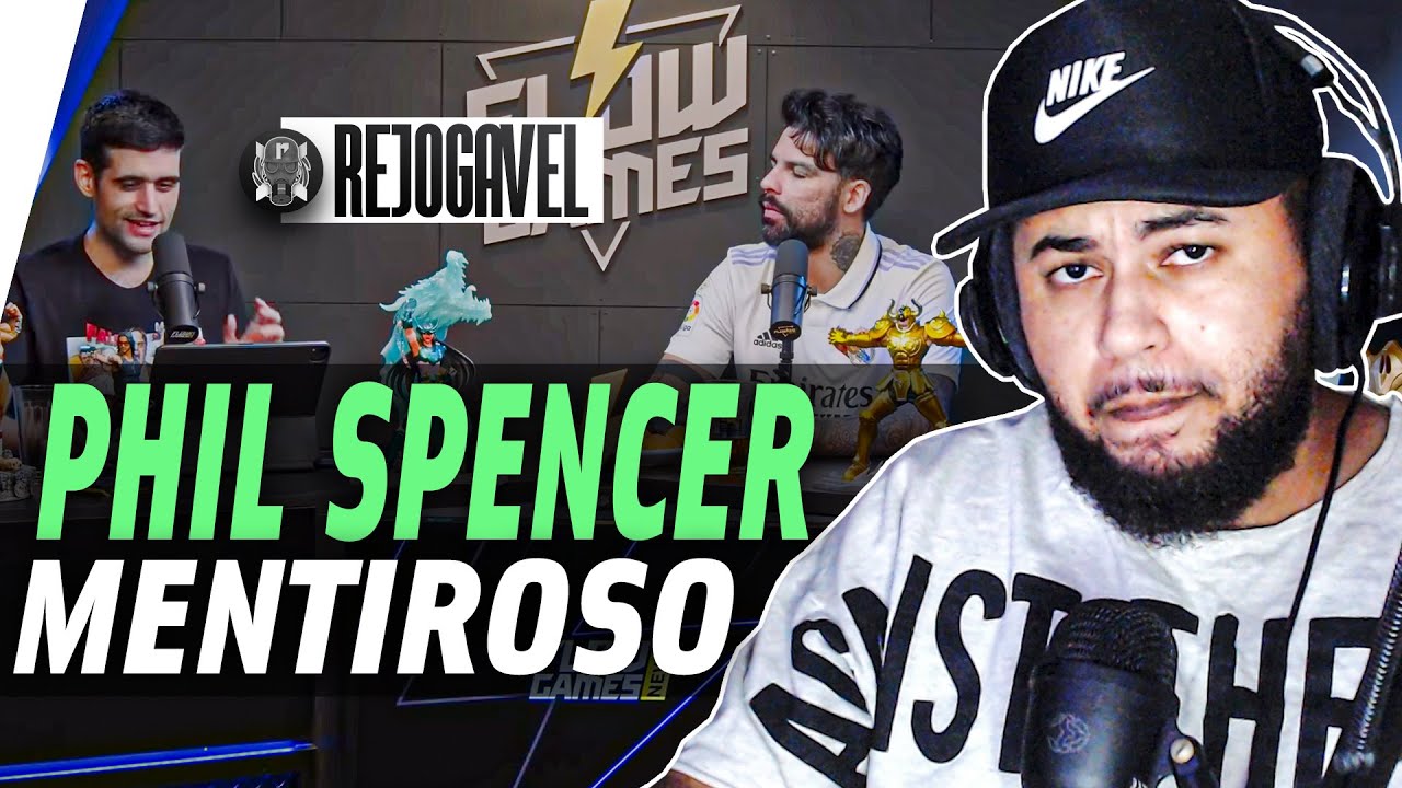 REACT! FLOW GAMES POLÊMICA PHIL SPENCER QUER TUDO EXCLUSIVO E EMAIL VAZADO DO JIM RYAN - YouTube