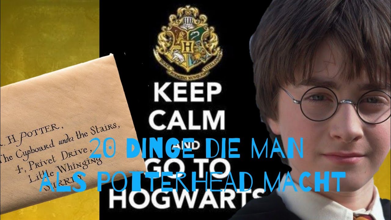 20 Dinge die man als Potterhead macht - YouTube