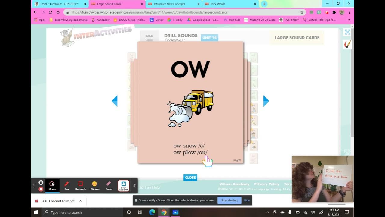 Fundations Unit 14 Week 1 Day 1 - YouTube