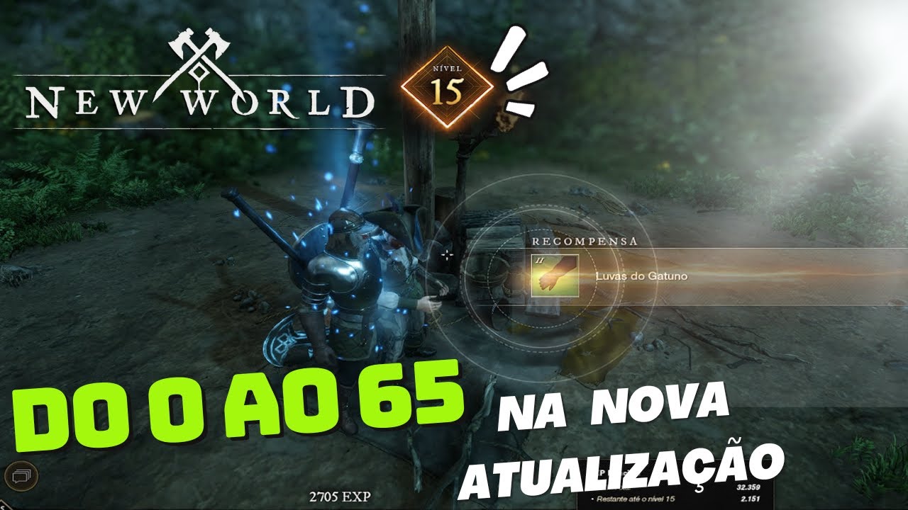 New World do Nível 0 ao 65 na Nova Atualização de Montarias - Episódio ...