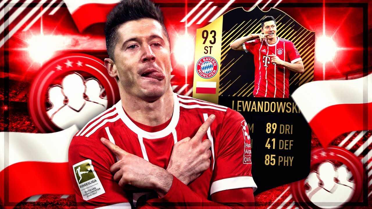 FIFA 18: 93 LEWANDOWSKI Squad Builder BATTLE vs NoHandGaming 💥💥 - YouTube