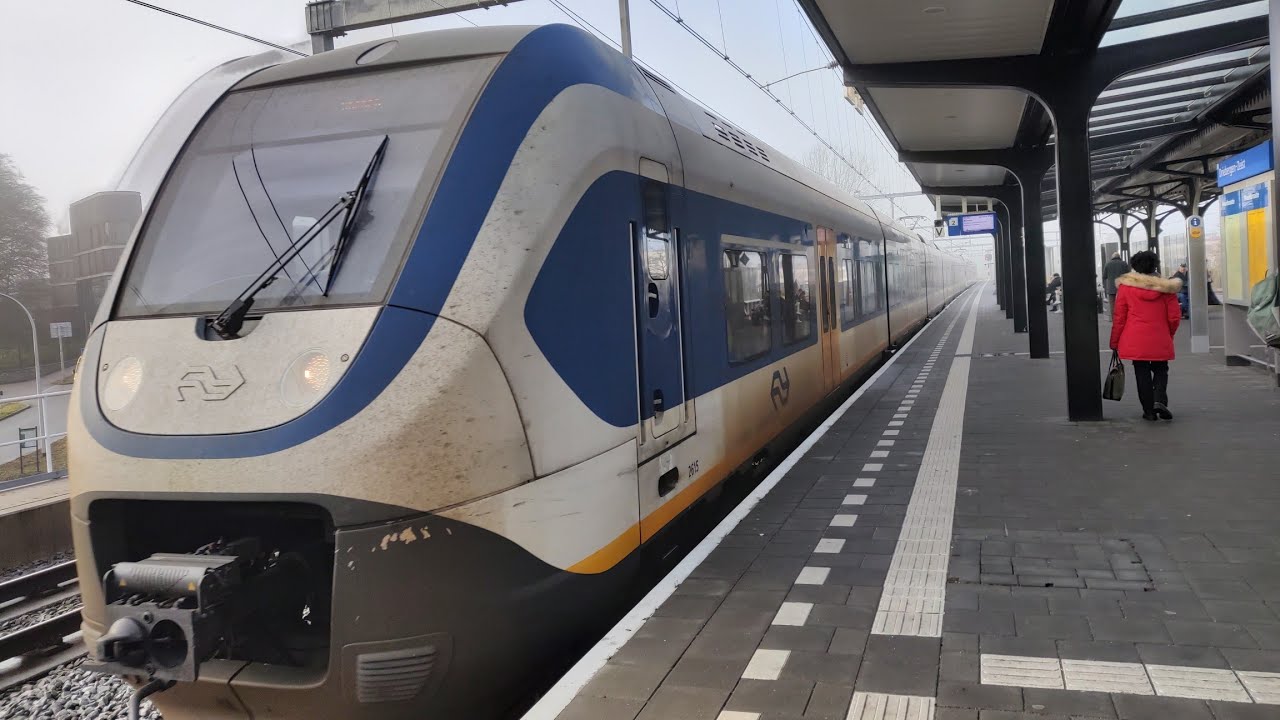 NS Sprinter 2615+2443 als Sprinter Naar Station Rhenen - YouTube