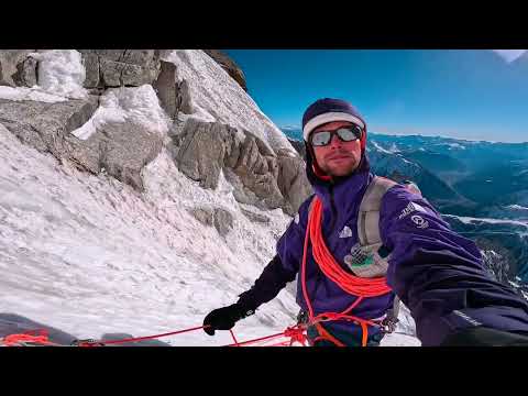 Mont Blanc, Alpi&Fly ! Cascade Notre Dame / versant Italien