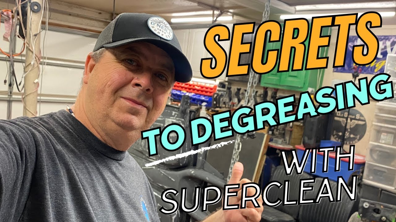 Degreasing a engine with Super Clean. - YouTube