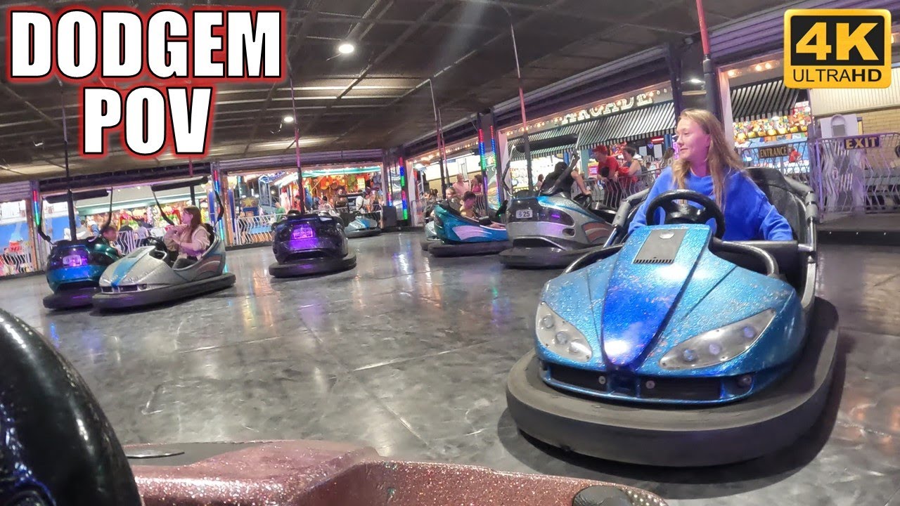 Dodgem POV (4K 60FPS), Palace Playland Bumper Cars | Non-Copyright - YouTube