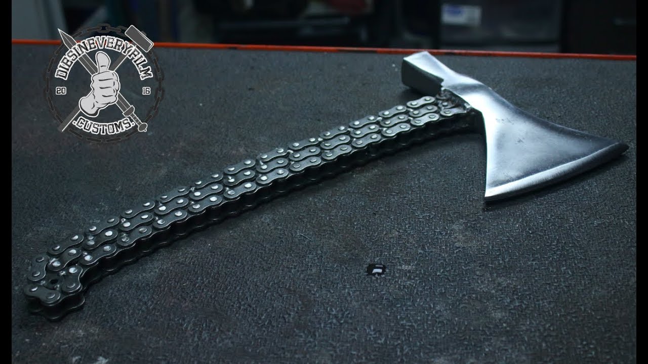 Bike Chain Axe - Restoration Upgrade - YouTube