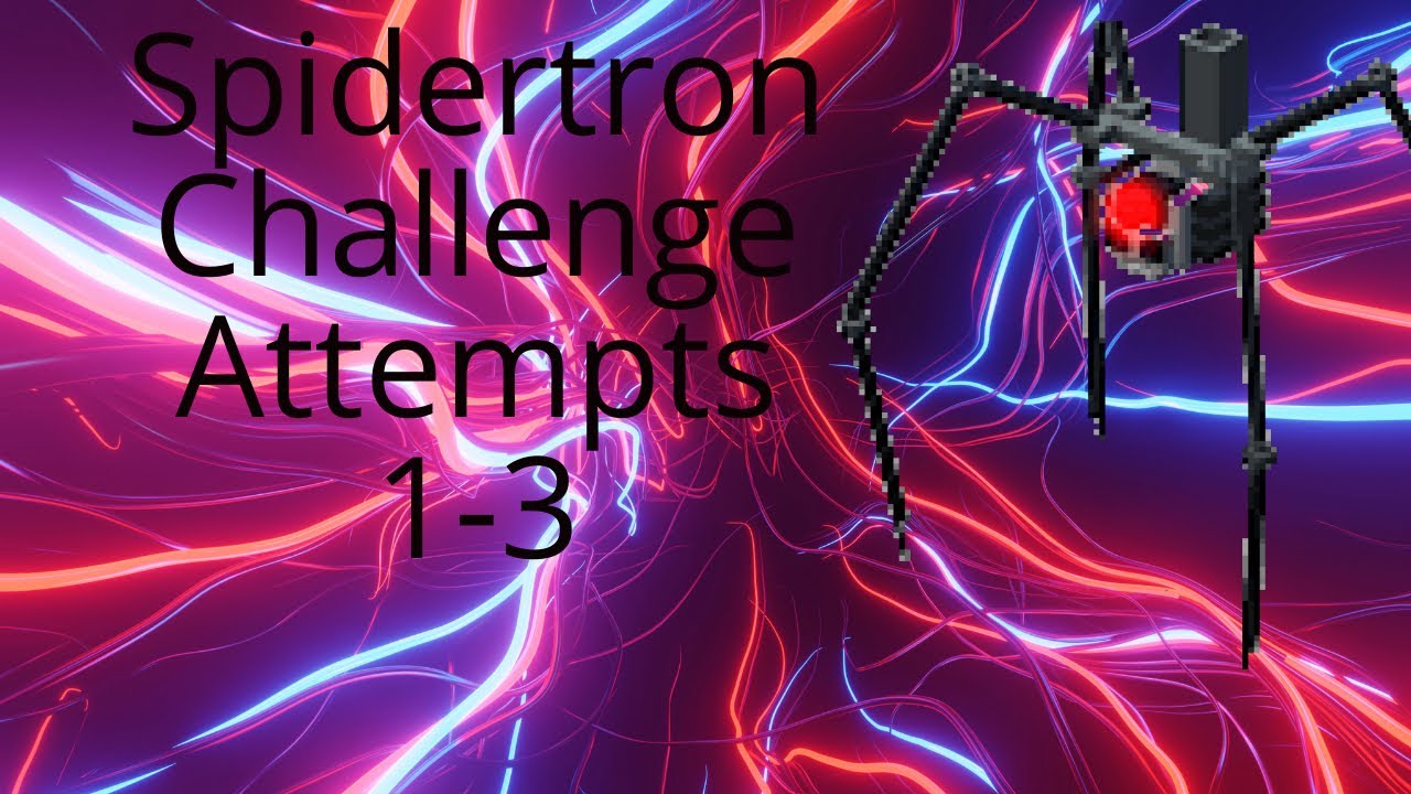 Trying to complete the Spider-Tron Challenge 3 Different Times - YouTube