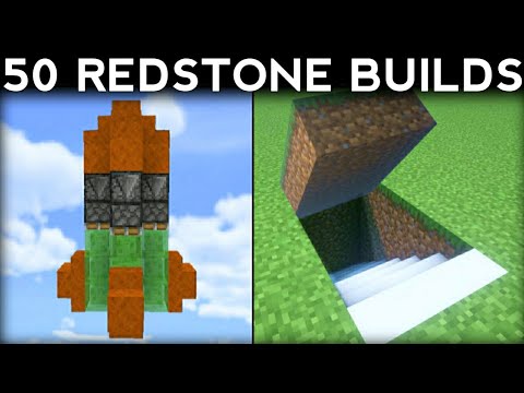 🦅 Minecraft: 50 Simple Redstone Builds - YouTube