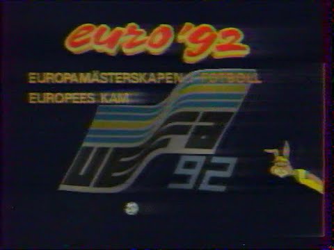 UEFA Euro 1992 Intro Mistrzostwa Europy 1992 w piłce nożnej / czołówka ...