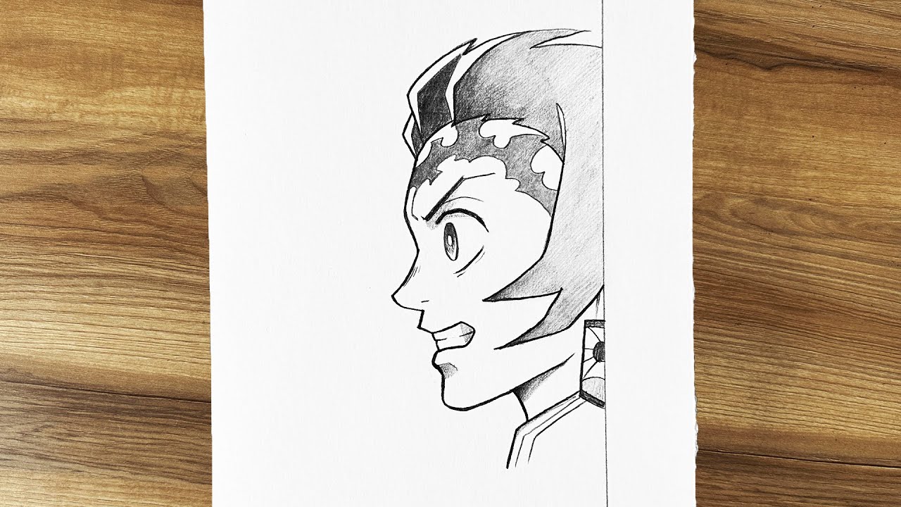 How to draw Tanjiro Kamado || Anime drawing step by step - YouTube