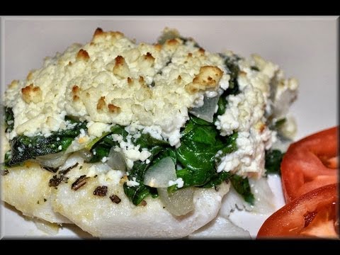 Spinach Feta Fish Recipe - CookwithApril - YouTube