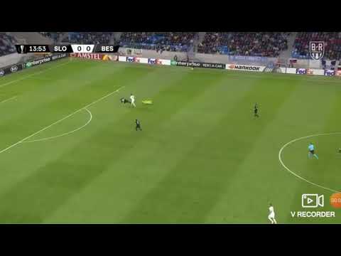 Beşiktaş - slovan bratislava  karius'un büyük hatası
