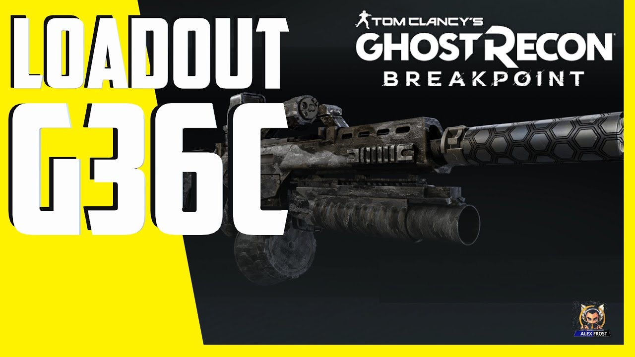 LOADOUT ASR G36C - GHOST RECON BREAKPOINT - YouTube